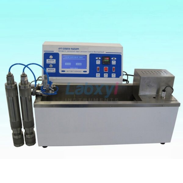 Vapor pressure tester for petroleum products (Reid method)